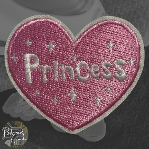 Office | Princess Heart Iron On Patch | Poshmark